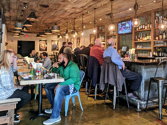 The bustling dining room hums with satisfaction&mdash;the universal language of people who've just discovered that great seafood doesn't require an ocean view.