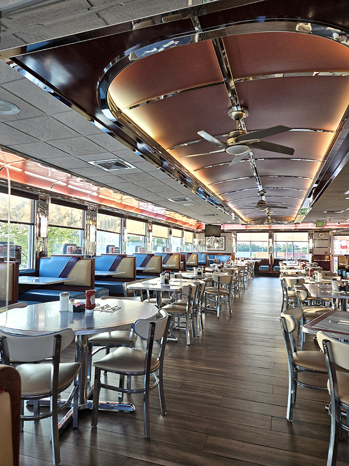 Booths that have witnessed first dates, family celebrations, and solo diners finding comfort in both food and familiar surroundings.