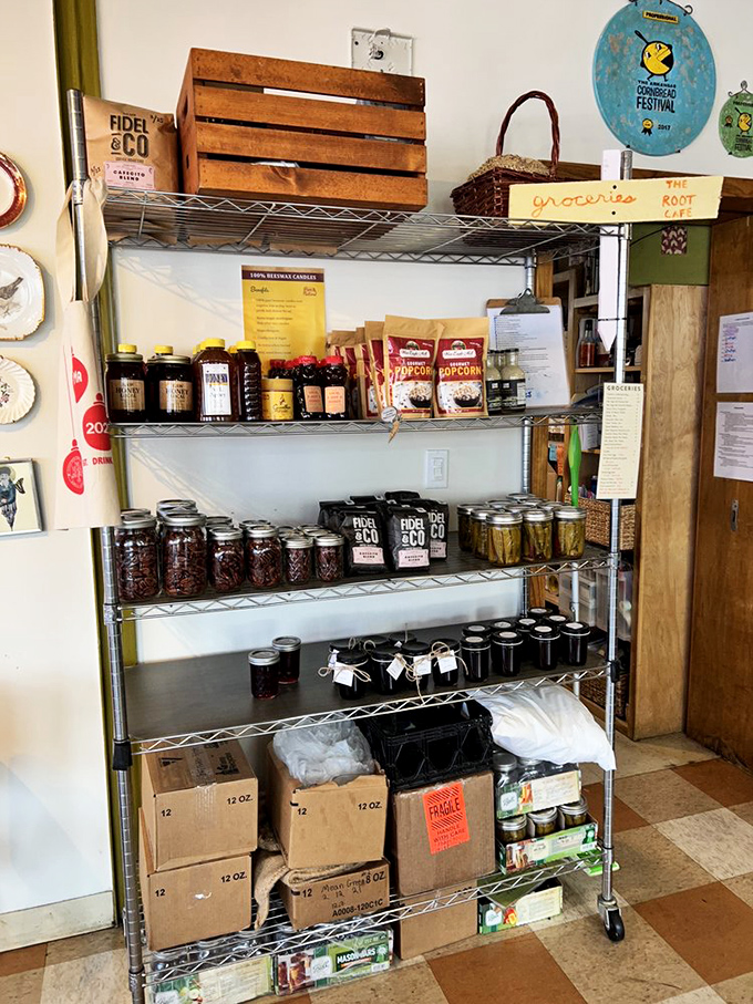 Not just a restaurant but a mini market &ndash; shelves lined with local treasures that let you take a bit of Arkansas goodness home.