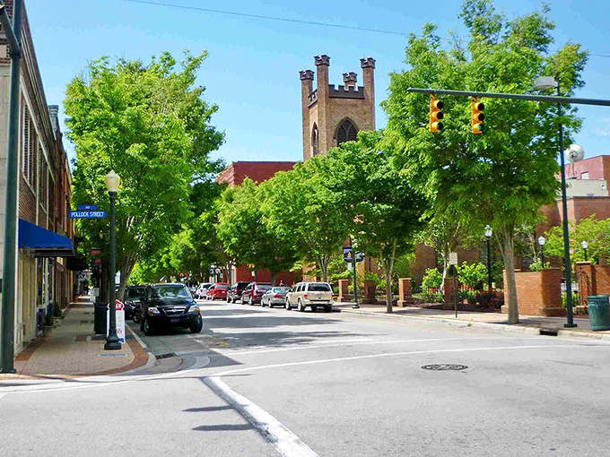 14. roadsTree-lined streets frame historic church spires, creating the perfect setting for both Sunday worship and weekday Instagram posts.