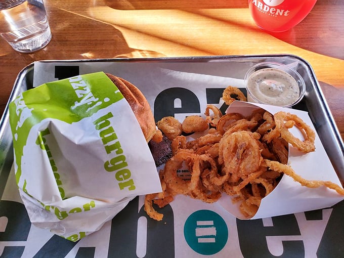 Those shoestring onions aren't just a side&mdash;they're crispy golden halos that deserve their own fan club and possibly a small religion.