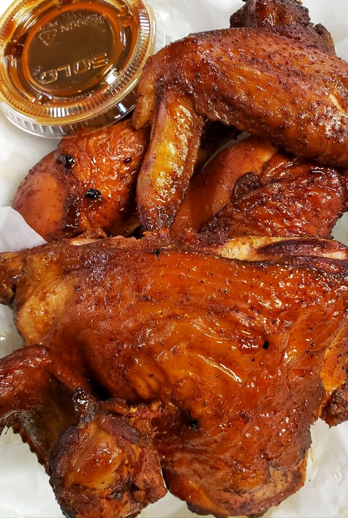 These smoked chicken pieces aren't just cooked&mdash;they're transformed. That glistening skin is nature's candy wrapper for the tender meat inside.