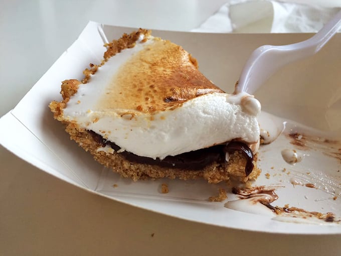 The s'mores pie brings campfire nostalgia indoors without the mosquitoes, burnt marshmallows, or questionable ghost stories.