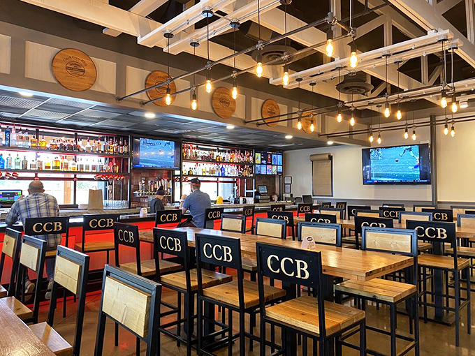The bar area&mdash;where bourbon and barbecue create the kind of pairing that makes you wonder why you'd ever eat anywhere else.