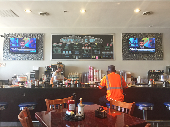 The daily specials board&mdash;a roadmap to happiness scrawled in chalk by people who understand that breakfast is serious business.