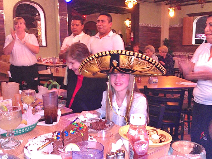 The staff treats birthdays like the celebrations they should be. The oversized sombrero is optional, but highly recommended for maximum memory-making.