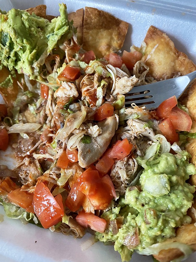 This taco salad doesn't know whether it's comfort food or health food, and that beautiful confusion is exactly why we love it.
