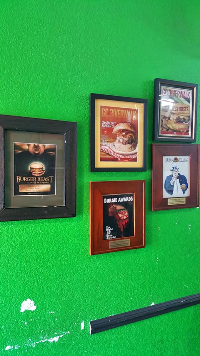 Their wall of fame showcases awards that essentially translate to: "Yes, these burgers really are that good."