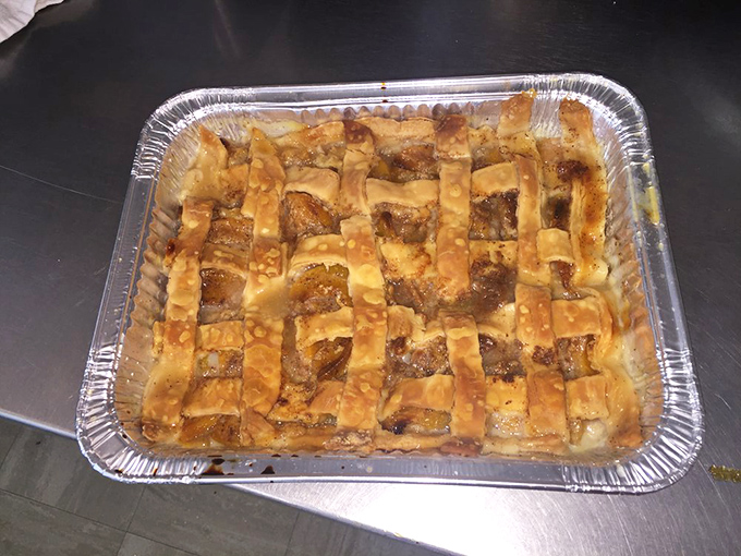 Lattice-top perfection! This homestyle pie doesn't need fancy plating - it speaks the universal language of "someone's grandma made this with love."