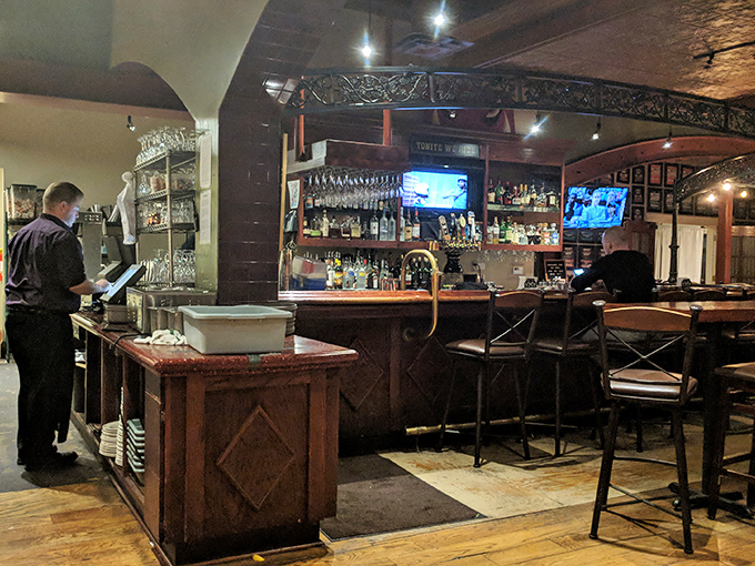 Where the magic happens! This bar isn't just serving drinks; it's dispensing liquid happiness with a side of Arkansas hospitality.