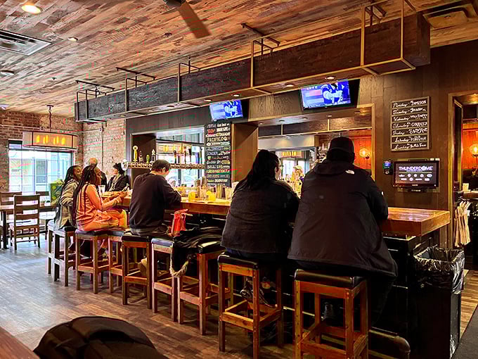 The bar at The Eagle isn't just serving drinks&mdash;it's hosting a community of food lovers united in their quest for Southern comfort.