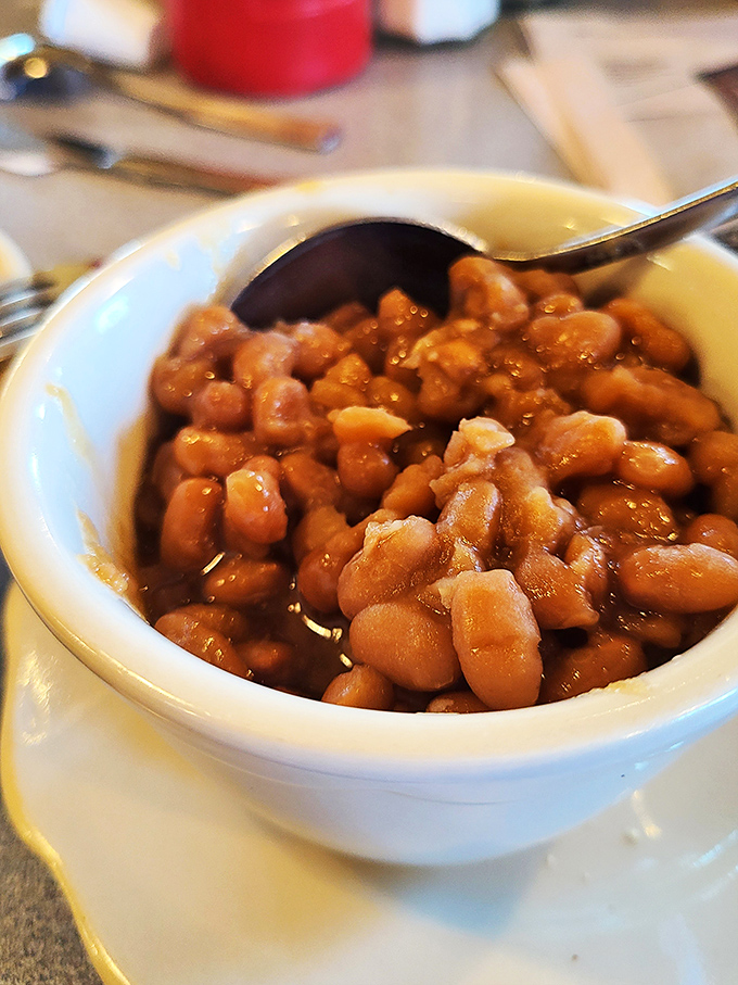 These baked beans aren't just a side dish&mdash;they're a New England tradition in a bowl. Sweet, savory, and substantial enough to fuel a mountain hike.