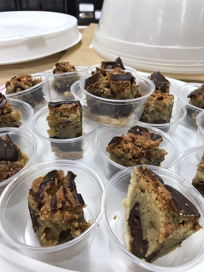 These bite-sized brownie samples are dangerous territory&mdash;the gateway treats that convince you that yes, you do need a whole pie today.