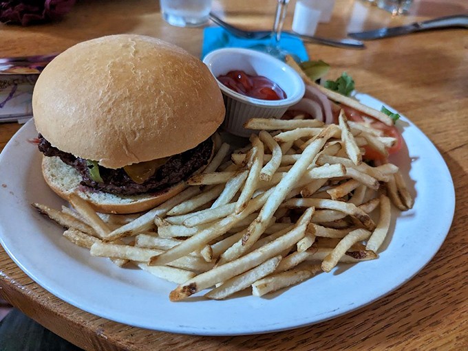 This isn't just another burger—it's the kind of honest, unpretentious comfort food that reminds you why classics became classics in the first place.