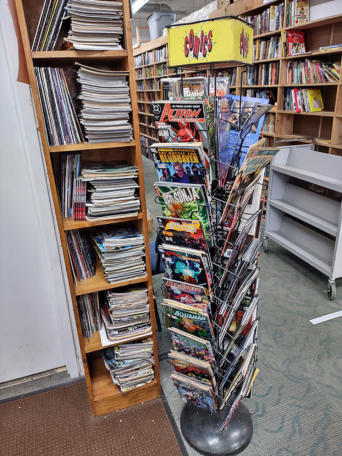 Comic book spinners: the analog version of scrolling that delivers much better thumb exercise and infinitely more satisfaction. Superman approves.