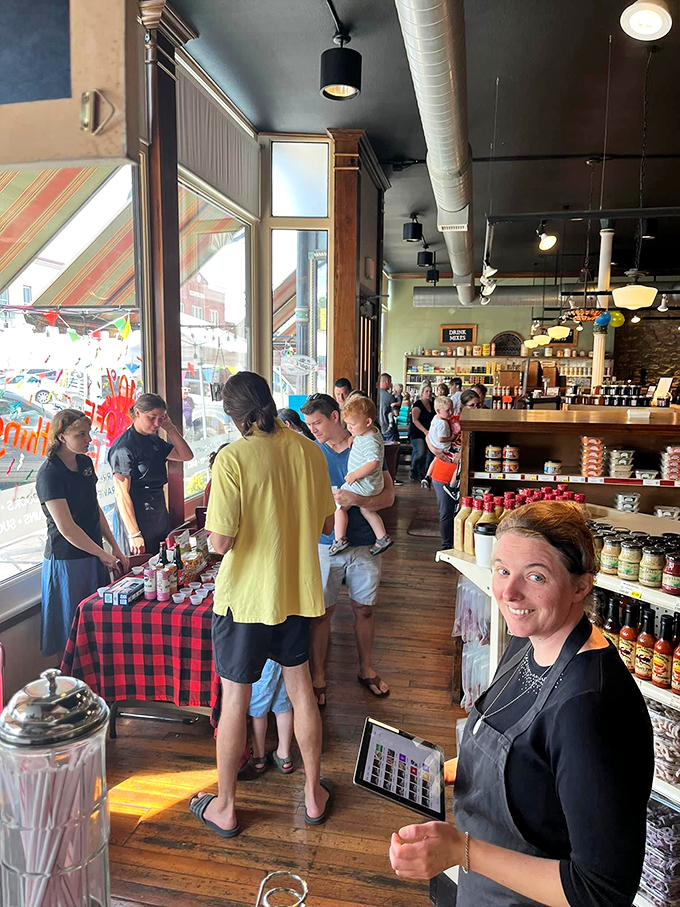 The sunny interior buzzes with community energy&mdash;proof that good food still brings people together better than any social media platform.