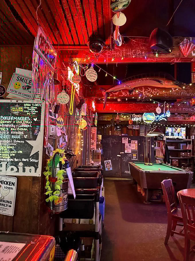 Where Christmas lights meet pool cues and every beam bears witness to decades of good times. The d&eacute;cor isn't planned&mdash;it's evolved, like a living museum.