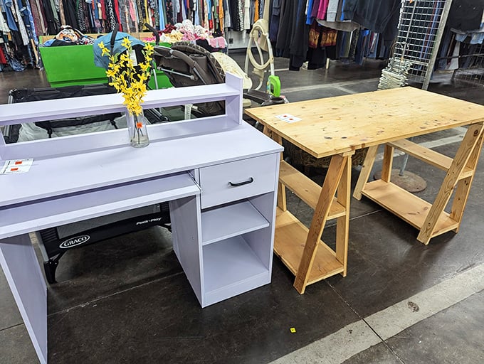 Desk-tiny awaits! Whether you're furnishing a home office or a craft room, these desks are ready for their second act.