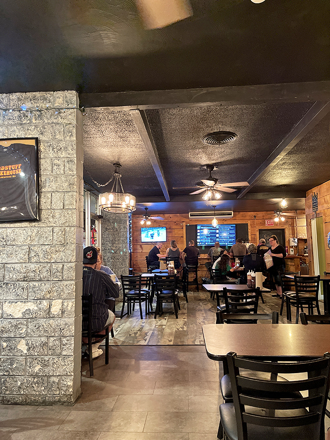 The dinner rush at Goodstuff&mdash;where strangers become temporary friends united by the universal language of great barbecue.