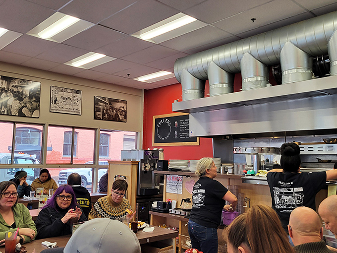 The breakfast counter at Fuller's&mdash;where strangers become friends over coffee and everyone's united by the universal language of good food.