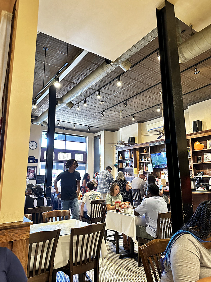 Where strangers become neighbors and neighbors become family, all under the spell of shared appreciation for honest-to-goodness cooking.