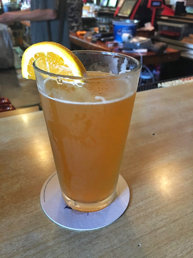 The perfect Maryland beer, served cold and unassuming. Like the restaurant itself, it doesn't need fancy garnishes to make its point.