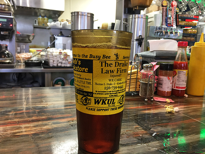 Even the drinking vessels tell stories here &ndash; local businesses advertised on cups that deliver caffeine to grateful morning patrons.