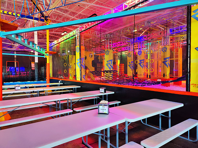 The "NEXT LEVEL PLAY" banner isn't just marketing&mdash;it's a literal description of what happens when you unleash your inner child here.