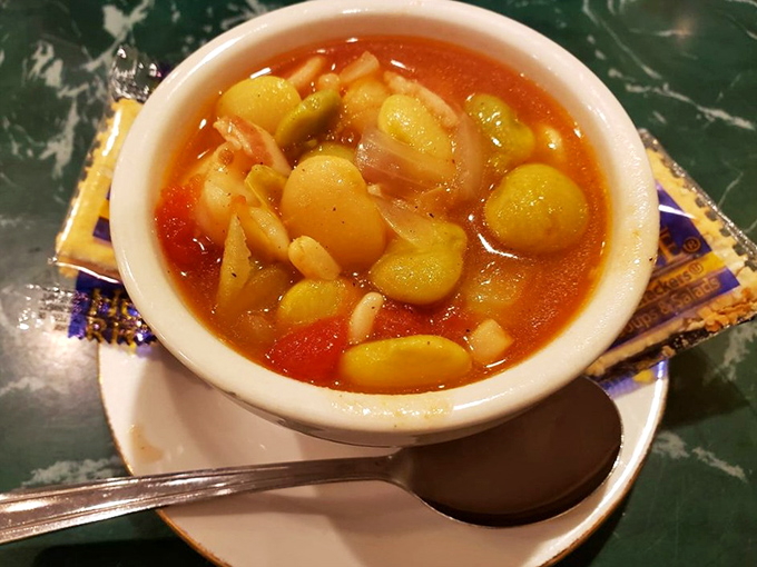 This isn't just vegetable soup&mdash;it's a warm hug in a bowl. Those lima beans and potatoes have been simmering in goodness for hours.