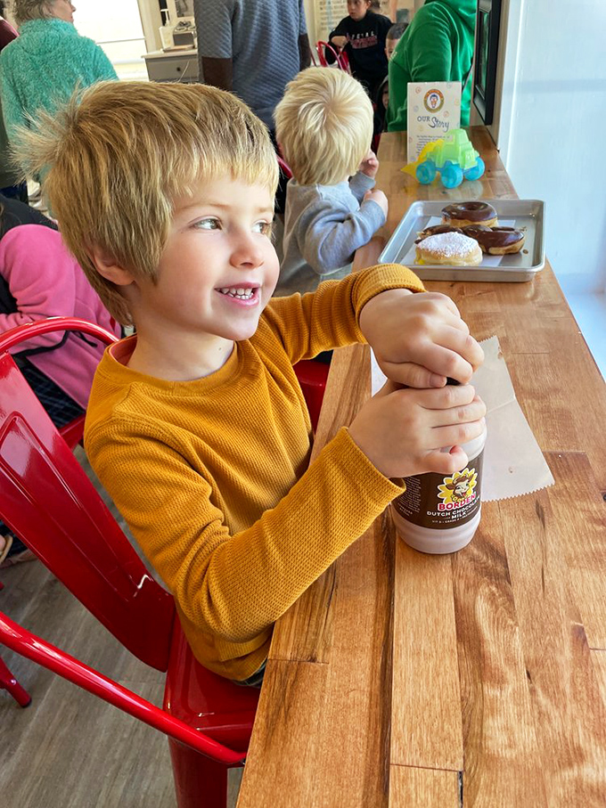 The look of pure joy on a young face says everything. Some memories are made of sugar, spice, and everything nice about childhood.