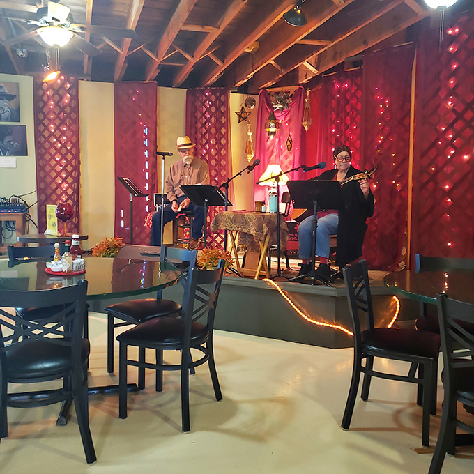 Live music transforms breakfast into dinner theater, proving that Morning Star Cafe feeds both stomach and soul with equal enthusiasm.