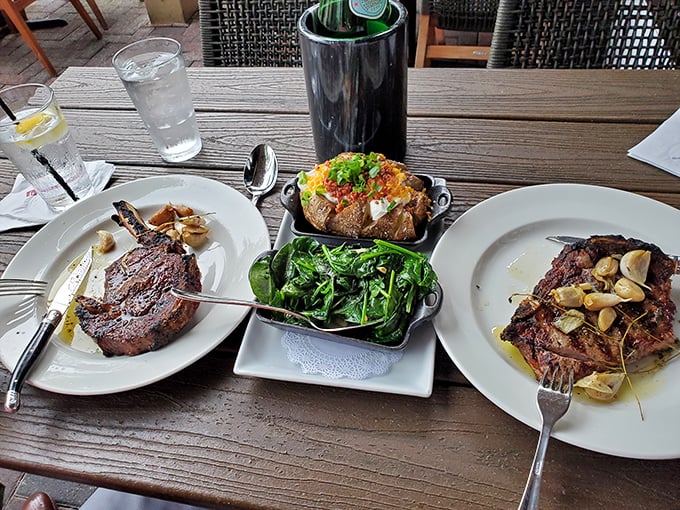 A table spread that makes everyone else in the restaurant develop a sudden case of order envy. This isn't a meal&mdash;it's a celebration on plates.