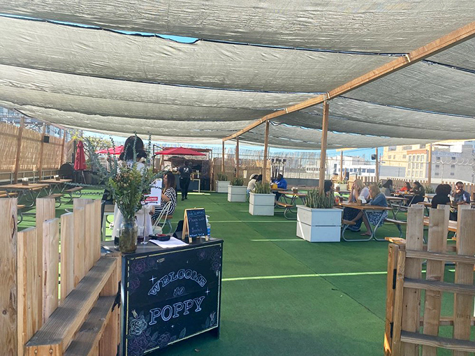 The rooftop oasis you didn't know you needed &ndash; an urban escape where breakfast tastes even better under the California sky.