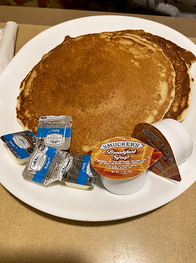 This isn't just a pancake&mdash;it's a golden disk of happiness that makes you forget every fancy brunch you've ever overpaid for.