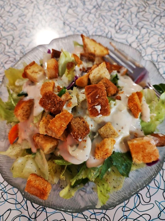 A salad at a diner is like wearing a tuxedo to the beach&mdash;surprisingly appropriate once you add enough croutons and dressing.