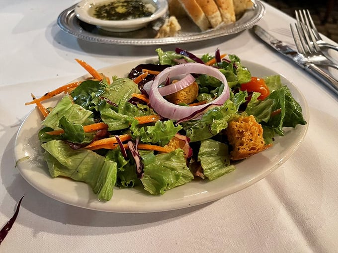 A salad at Gaido's isn't just a prelude&mdash;it's a vibrant reminder that sometimes the simplest preparations let ingredients sing their own song.
