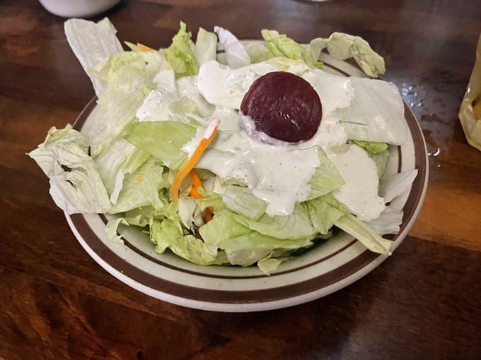 The salad isn't an afterthought&mdash;it's a palate cleanser, preparing you for the meaty main event like a boxing announcer hyping the championship bout.