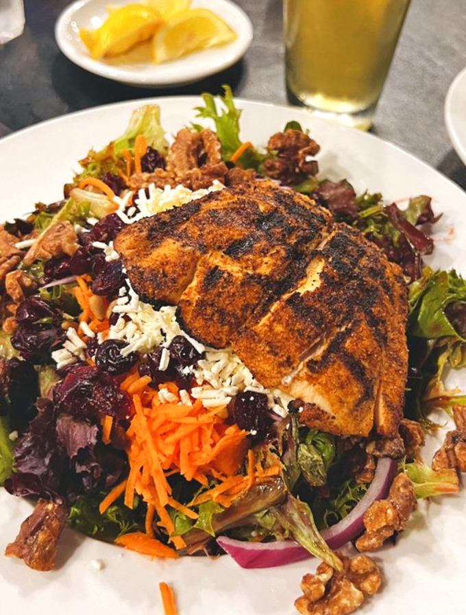 A blackened fish salad that proves healthy eating doesn't have to feel like punishment&mdash;it can be a celebration with the right spices.