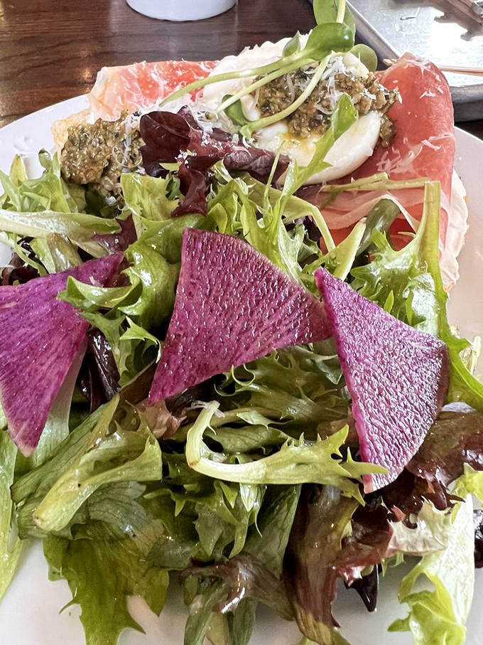 A salad that proves vegetables can be exciting&mdash;with watermelon radish adding pops of color that make eating your greens feel like a celebration rather than an obligation.