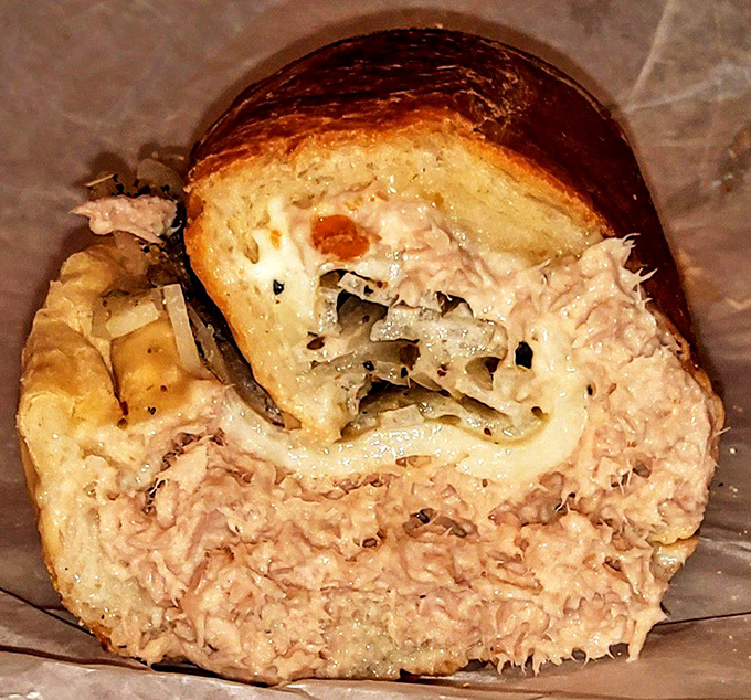 Is it a sandwich or a work of art? This tuna creation is so beautiful, it belongs in the Louvre &ndash; if you could eat the Mona Lisa.