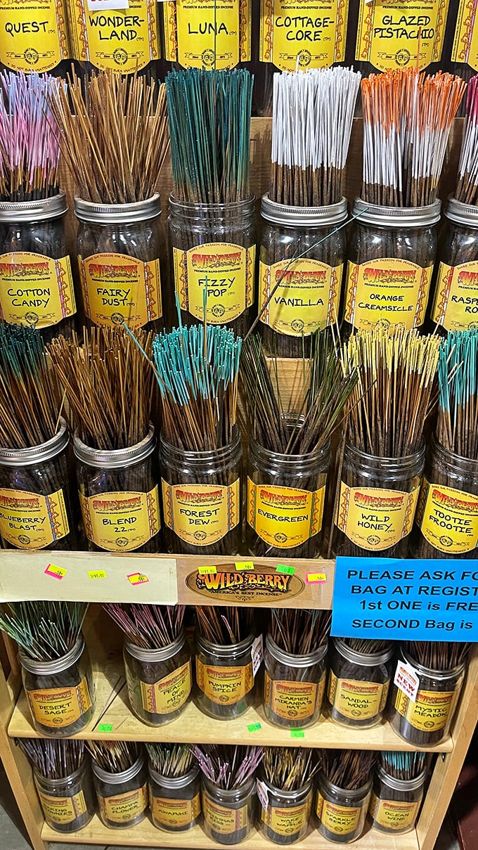 Scents to transport you: From "Fairy Dust" to "Forest Dew," these incense sticks promise olfactory adventures beyond the ordinary.