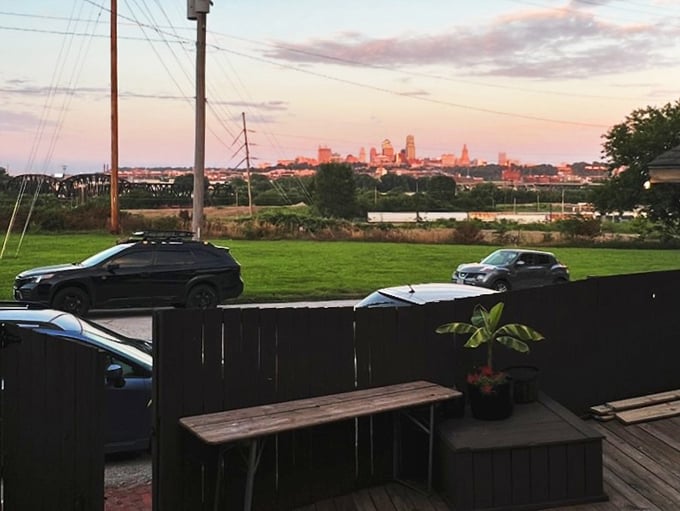 From the deck, Kansas City's skyline reminds you that paradise isn't always about palm trees &ndash; sometimes it's about perspective.