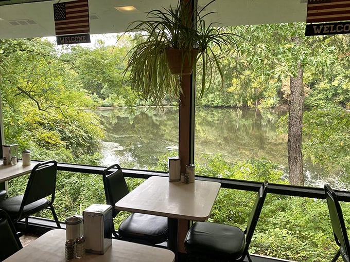 Window seats worth fighting your siblings for. Nature provides the entertainment while you provide the appetite.