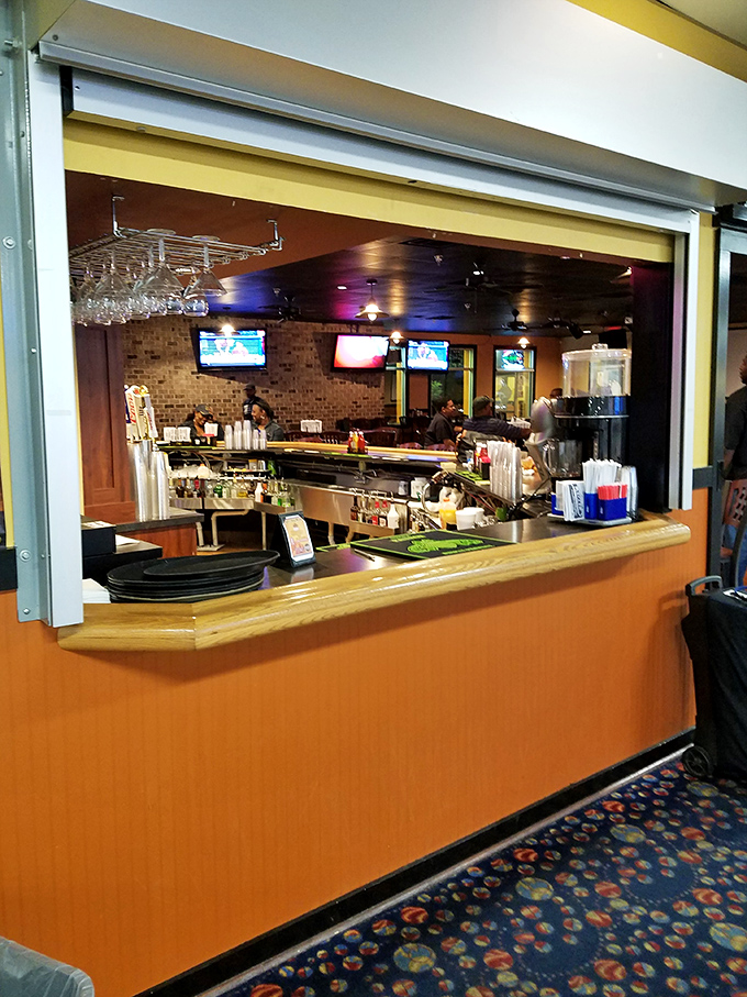 The bar window&mdash;where liquid courage is dispensed to bowlers before they attempt that impossible 7-10 split for the third time.