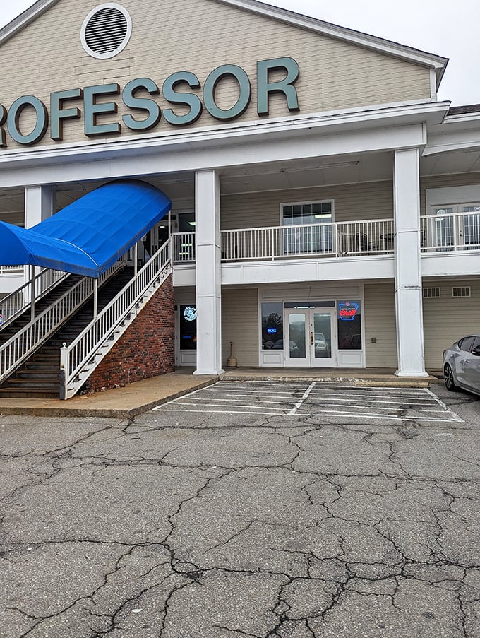 The distinctive facade of Professor Bowl has become a Little Rock landmark, where generations have gathered to test their skills and make memories.