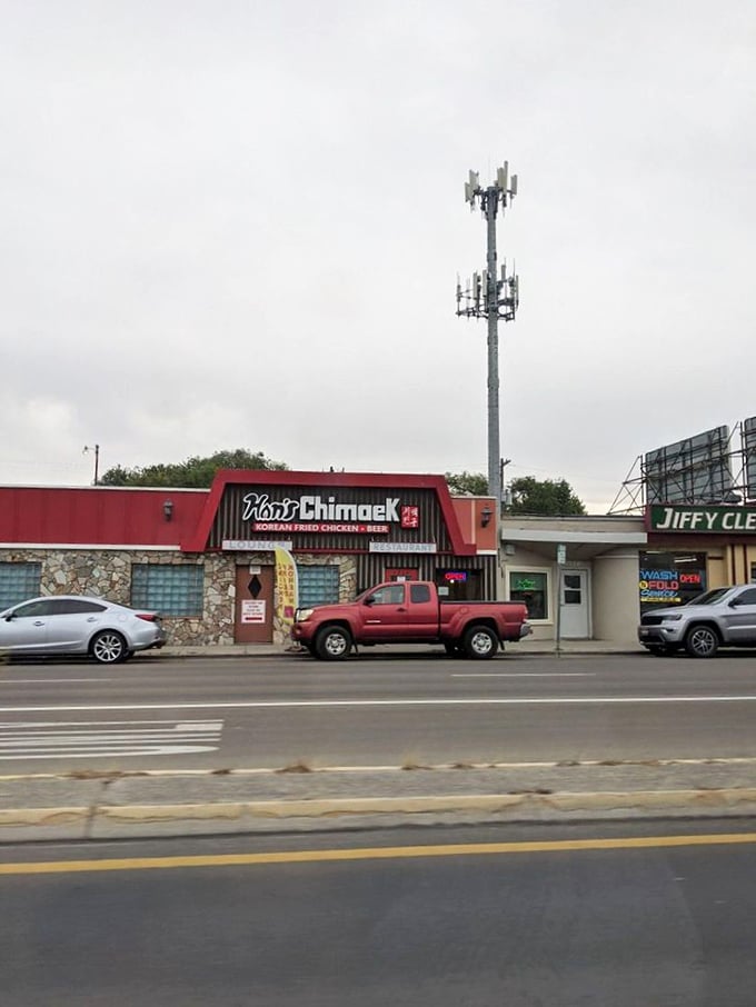 From the street, it's just another storefront. Inside, it's chicken paradise. Never judge a restaurant by its facade.