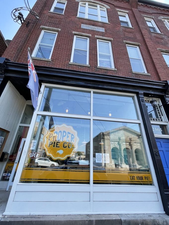 The historic brick building houses modern pie perfection&mdash;like finding Shakespeare writing sonnets about your Instagram feed.