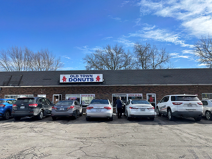 A parking lot full of cars at Old Town Donuts isn't traffic&mdash;it's a community of believers gathered at the church of fried dough.