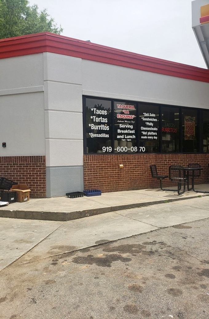 From the outside, it's an unassuming building with a red trim crown, but locals know this modest structure houses treasure more valuable than gold: perfect burritos.