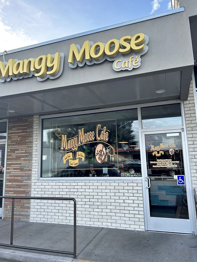 The newer facade might be clean and bright, but that familiar yellow sign still promises the same homestyle cooking that keeps locals coming back.